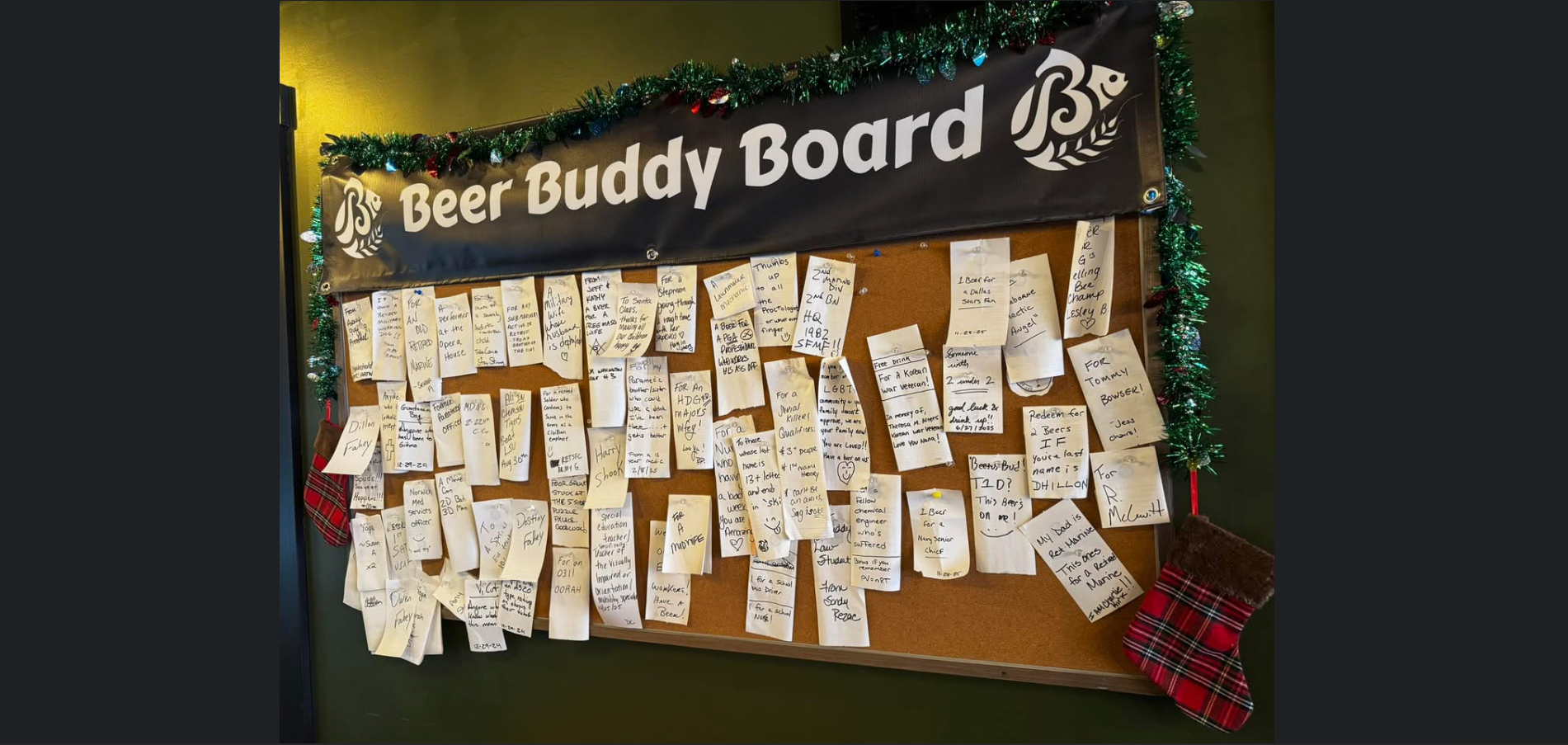 Battery Island Brewing's Beer Buddy Board: Where Strangers Buy Each ...